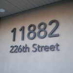 Building Numbers & Address Signs - Signs BC Illuminated